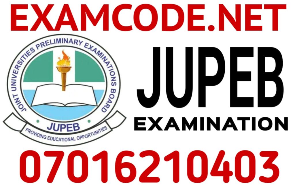 2023 JUPEB Assistance | 2023 JUPEB Questions And Answers - Myexamcode.net