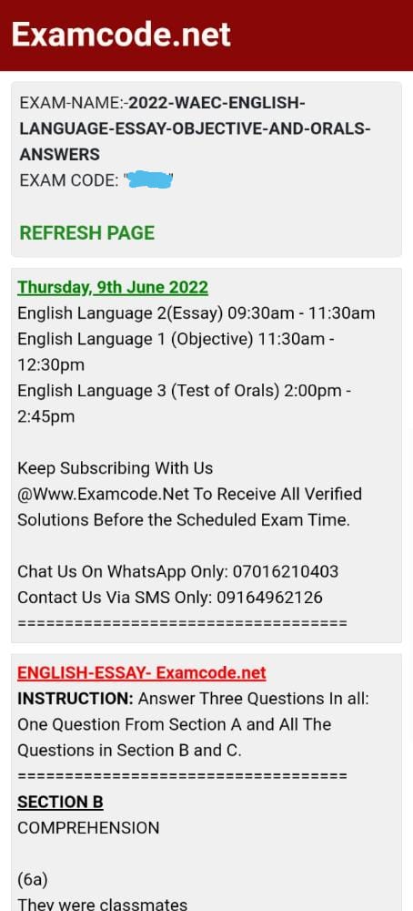2024 WAEC English Language Questions and Answers Now Available | See ...